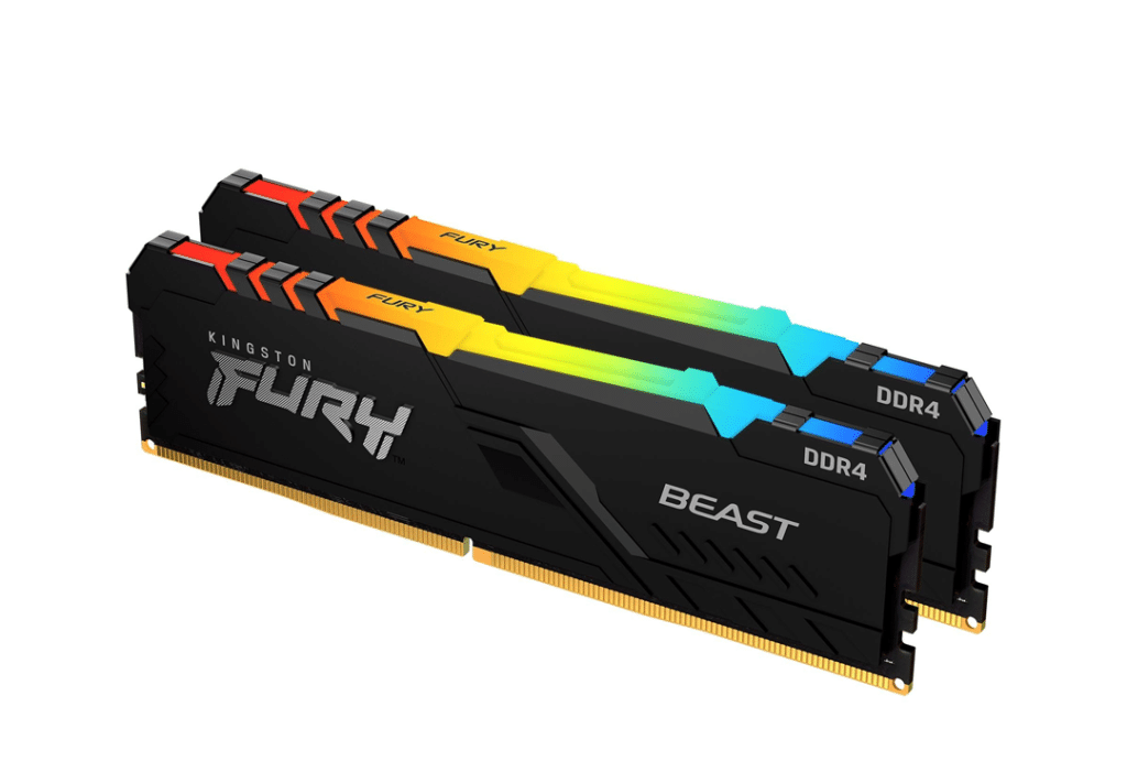 FURY Beast RGB Black Ram 16GB (2*8GB) 3600MHz DDR4 CL16 - Hasoobi