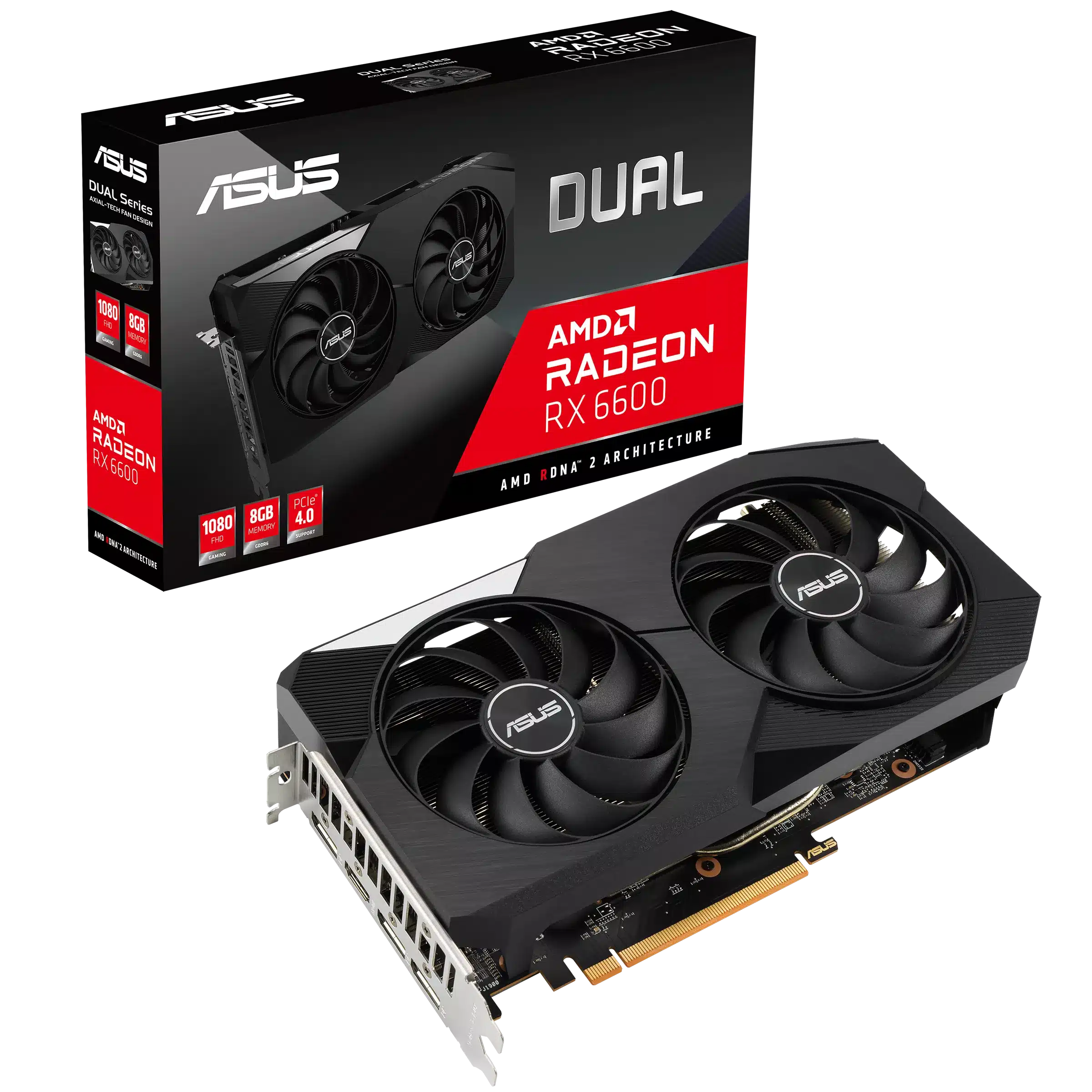 ASUS Dual Radeon RX 6600 8GB GDDR6 - Hasoobi