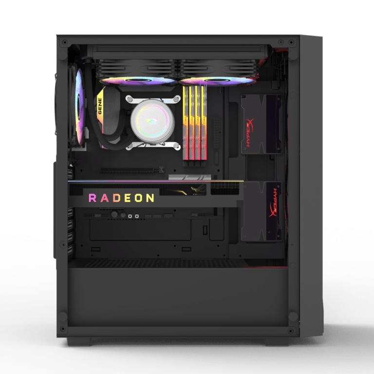DarkFlash DK260 Air ATX PC Case Black - Hasoobi